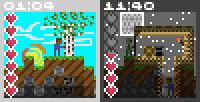 Minecraft 2D Mockup @ PixelJoint.com