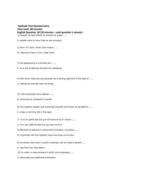 Image result for Aptitude Test Question with Answer