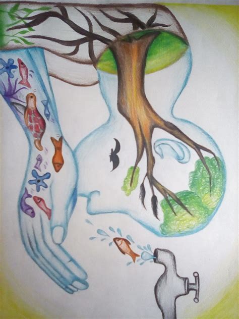 Image result for How to Draw Save Water Drawing