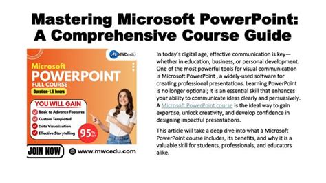 Image result for Mastering PowerPoint Course