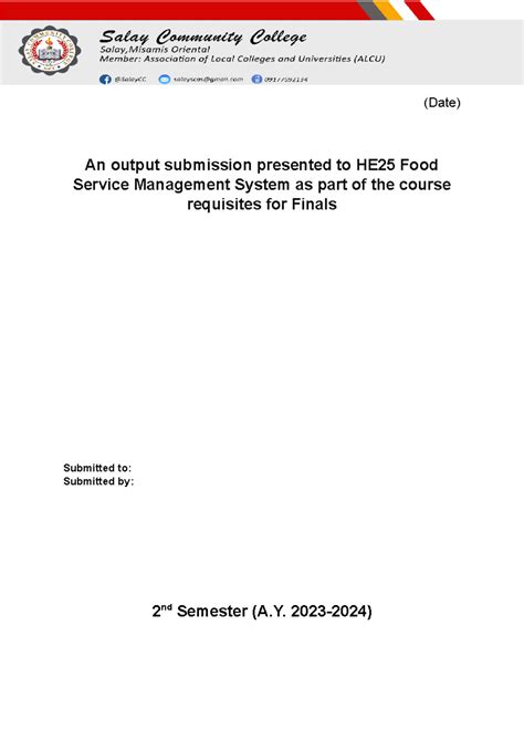 Image result for Major Final Output Examples