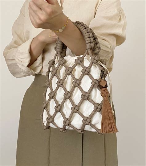 Image result for Macrame Net Bag Tutorial