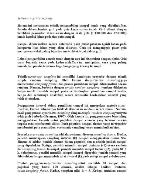 Image result for Systematic Random Grid Sampling