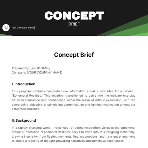 Image result for Design Brief Example Concept Art