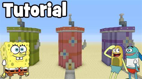Image result for Spongebob House Minecraft Tutorial