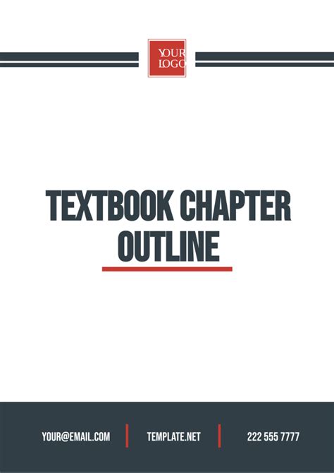 Image result for Textbook Outline Example