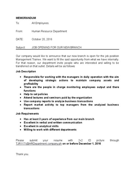 Image result for Memorandum Format