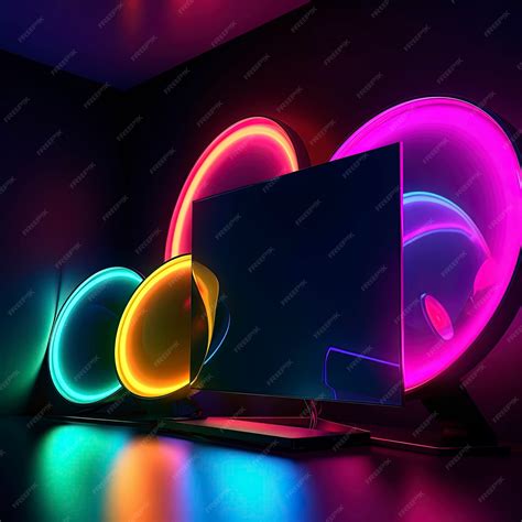 Image result for Computer Neon Light