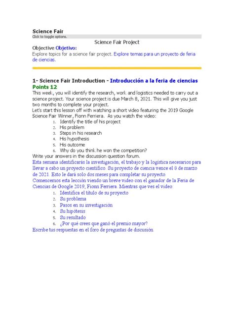 Image result for Science Fair Introduction Examples