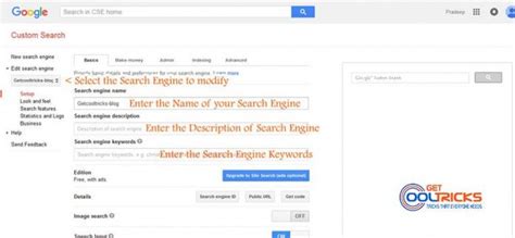 Image result for Google Custom Search Engine