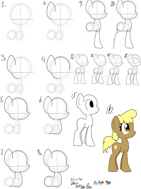 Image result for MLP Pony Head Tutorial