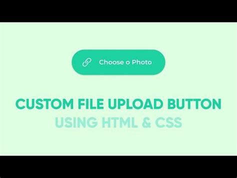 Image result for File Upload Button HTML/CSS