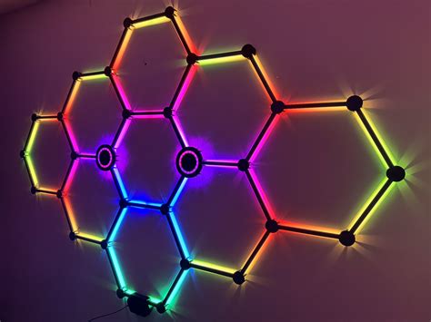 🎨 ExoWall v2 Hex Led Wall Art・ STL File for 3D printing・Cults