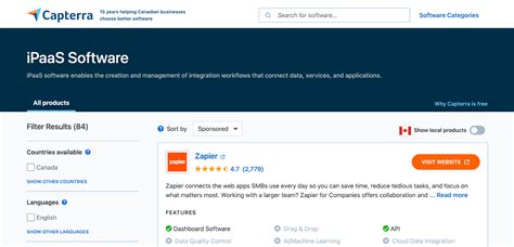 Image result for Capterra Software Categories