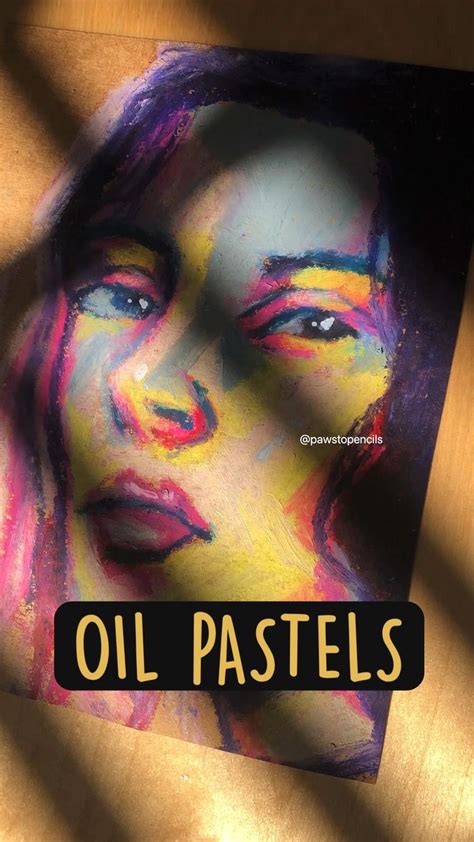 Image result for Portrait Tutorial in Oil Pastels