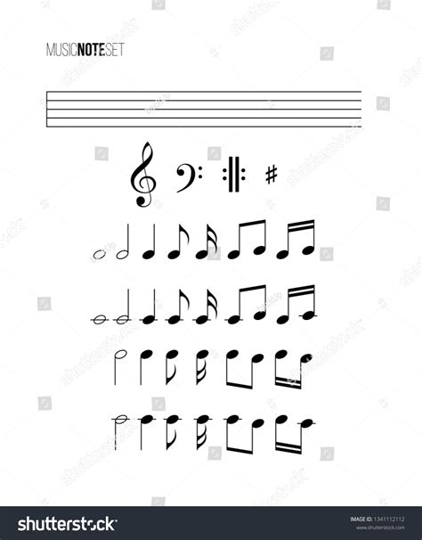 Image result for Different Music Notes