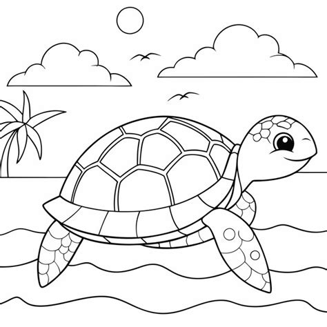 Image result for Sea Turtle PrintOut