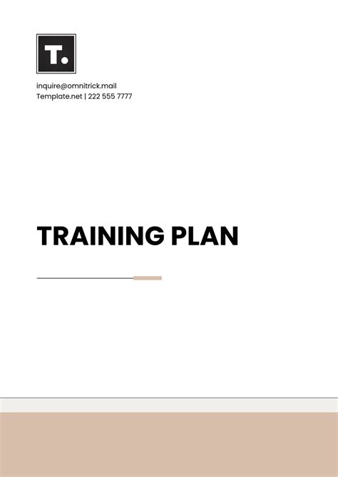 Image result for Training Program Plan Template
