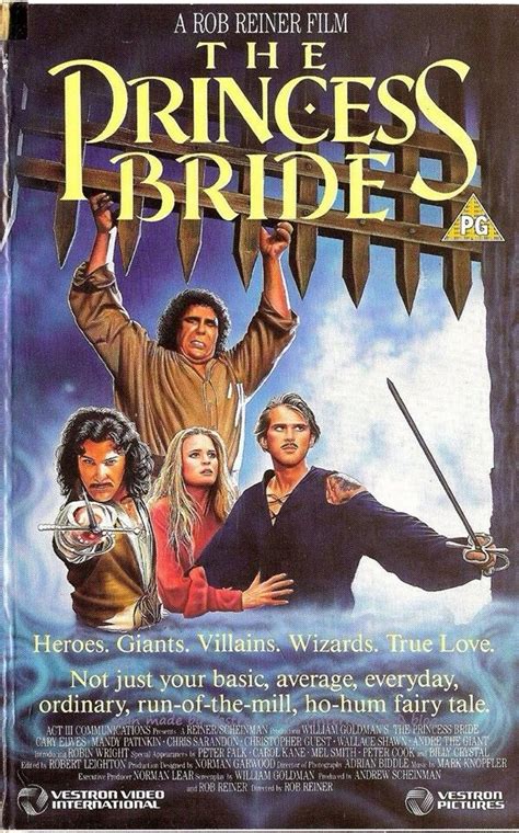 Image result for The Princess Bride VHS Cover