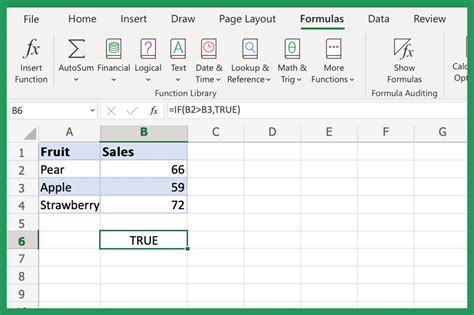 Image result for If Function in Excel True False