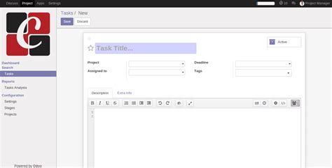 Image result for Odoo Project Manager