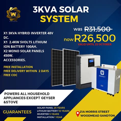 Image result for Solar System Connection of 3KVA