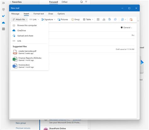 Image result for Attach File Outlook Email