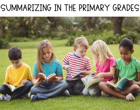 Image result for Summarizing First Grade
