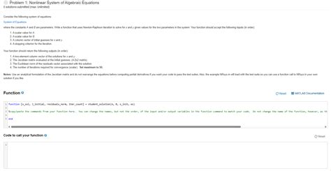 Image result for Nonlinear Algebraic Equations