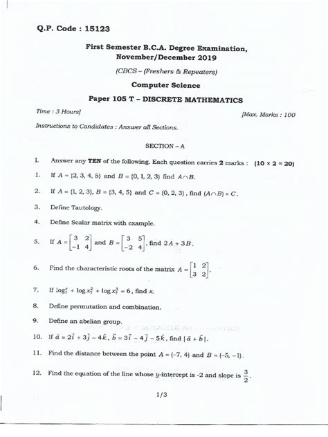 Image result for Discrete Mathematics PDF by Module