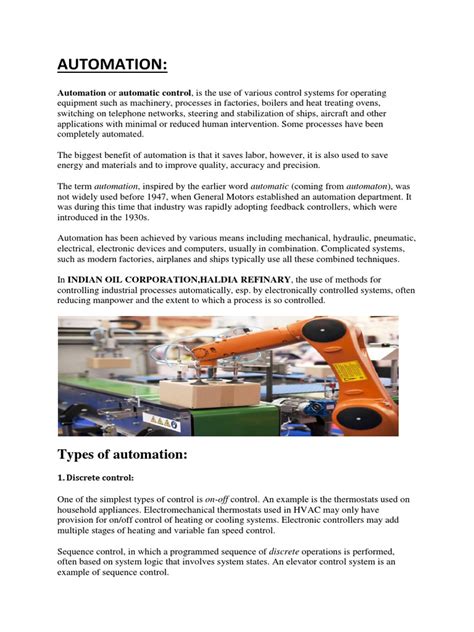 Image result for Types of Automation PDF