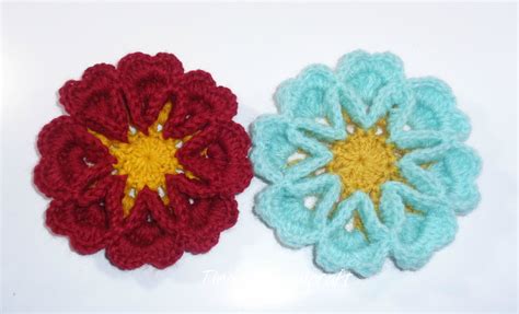 Image result for 3D Crochet Flower Patterns
