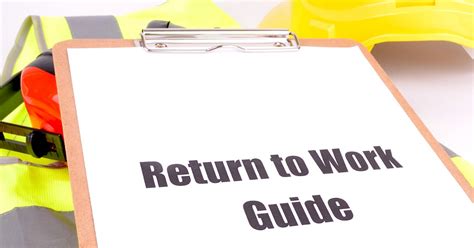 Image result for Injured Worker Return to Work Program