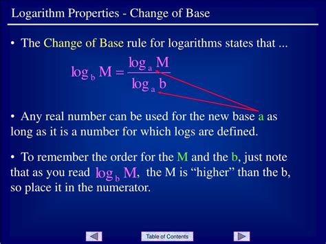 Image result for Logarithm Base Change Rule
