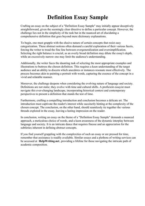 Image result for Definition Essay Examples