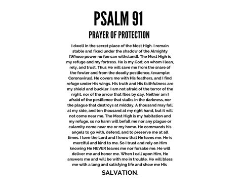 Image result for Psalm 91 Protection