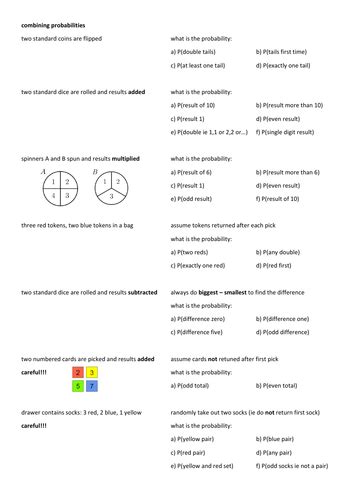 Image result for Combining Probabilities Formulas