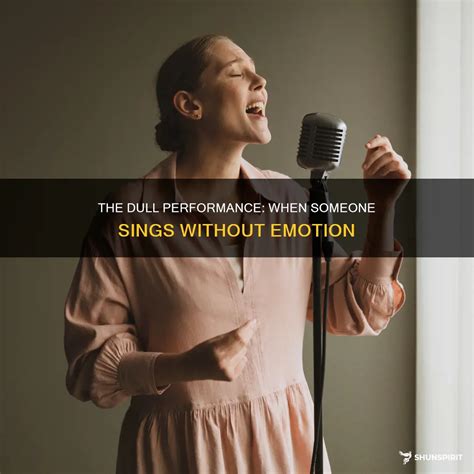 Image result for How to Sing without Emotion Examples