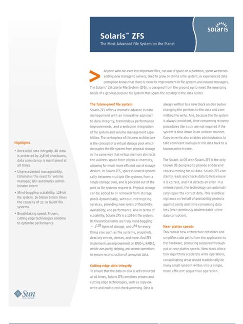 Image result for Solaris File System