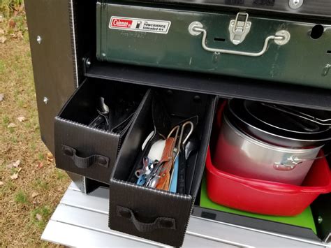 Image result for Building a Kitchen Camping Box