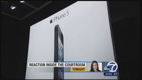 Verdict sides with Apple in lawsuit with Samsung - ABC7 San Francisco