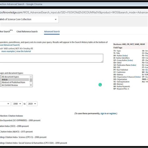 Image result for Web of Science Search Engine