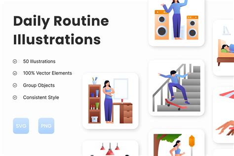 Image result for Daily Routine Line Drawing