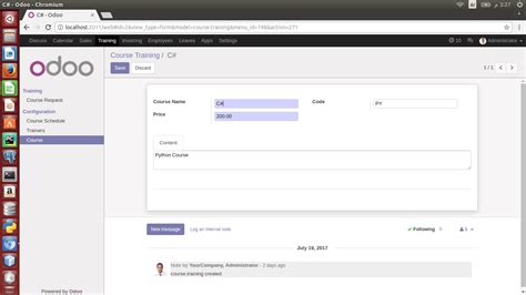 Image result for Developer Odoo Course