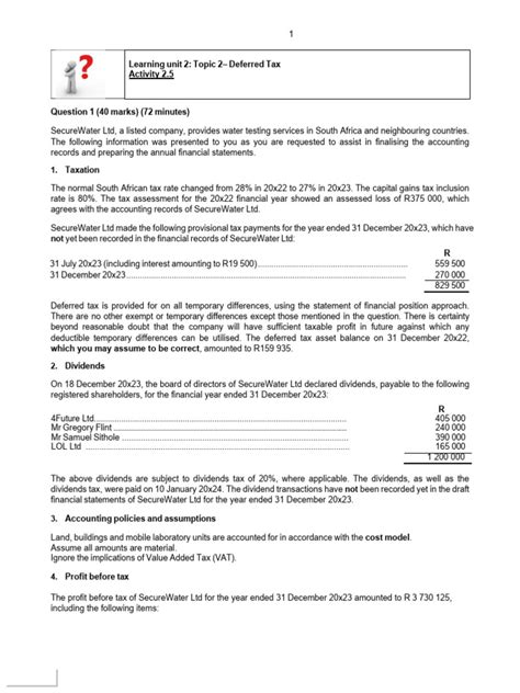 Image result for Inome Tax Deduction Tutorial Unisa