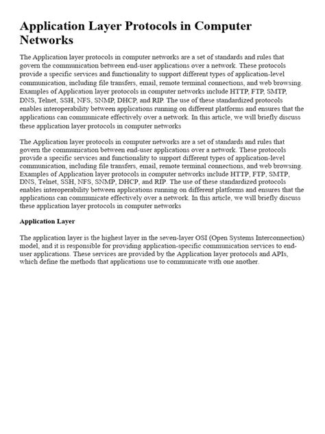 Image result for Application Layer Sample