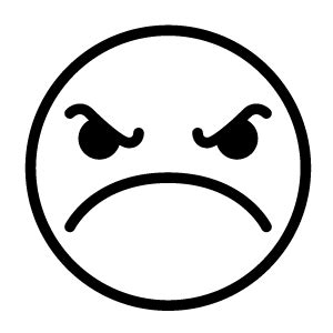 Image result for Grumpy Face PNG