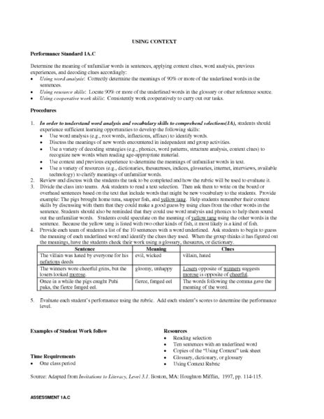 Image result for Context Setting for a Lesson Plan