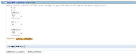 Image result for Volume Using Disk and Shell Method