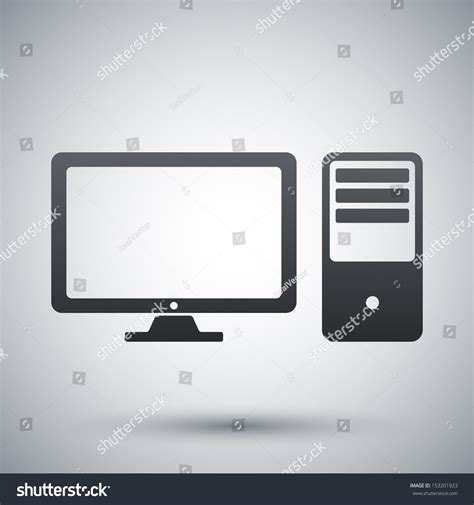 Image result for Desktop Computer Icon Vector